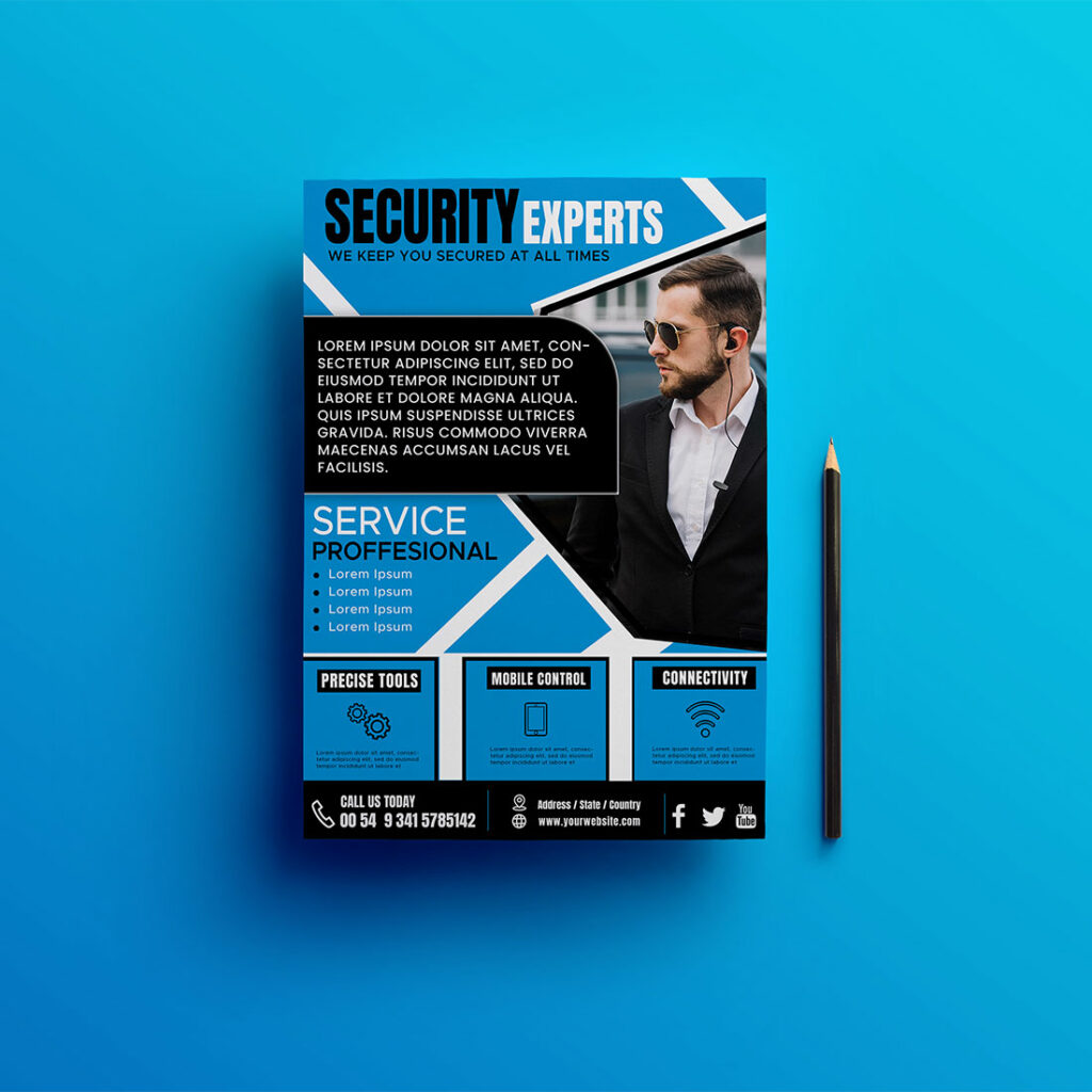 Security Flyer Design - MasterBundles
