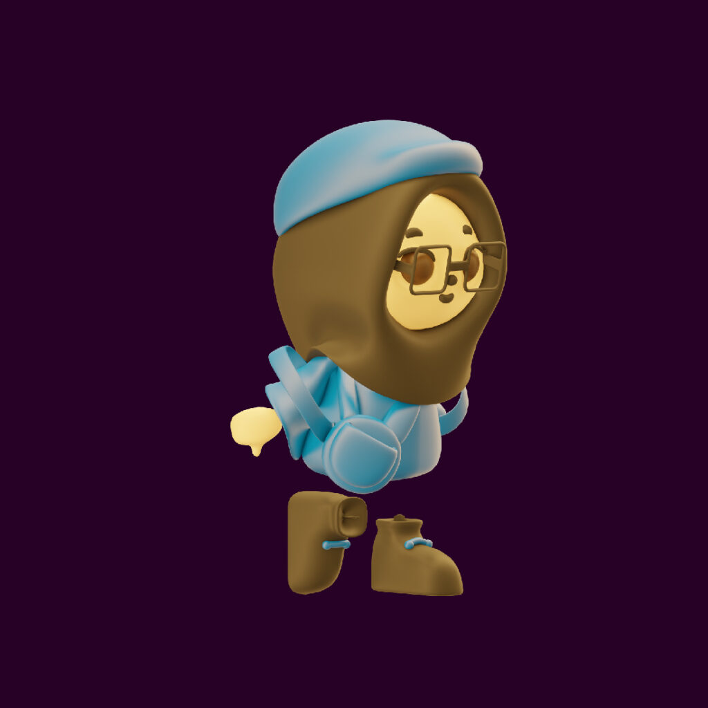 3d chibi caracter render lowpoly for your artwork - MasterBundles
