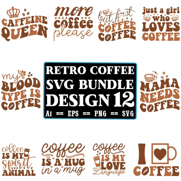 Retro Coffee SVG Bundle - MasterBundles