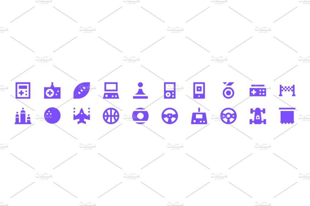 125+ Video Game Material Design Icon – MasterBundles