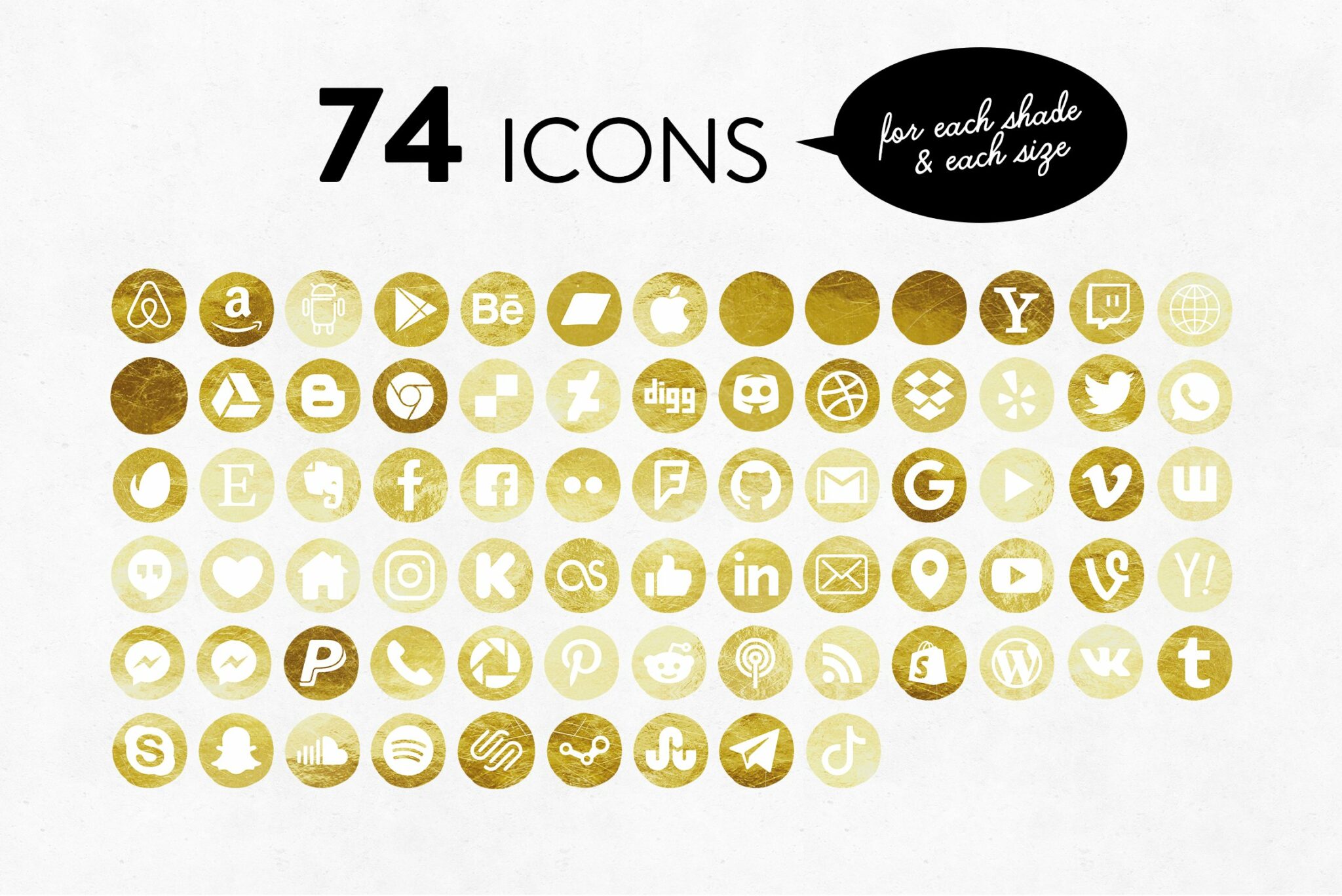Social Media Icons BUNDLE – MasterBundles