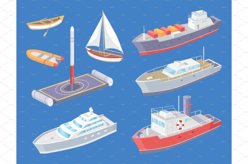 Water Transport Traveling Vessel – MasterBundles