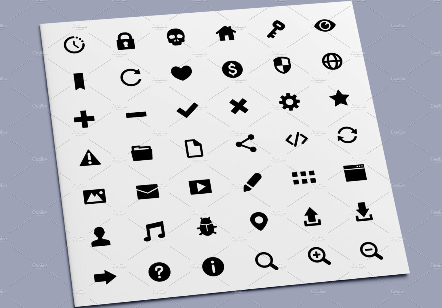 Web User Interface Icons – MasterBundles