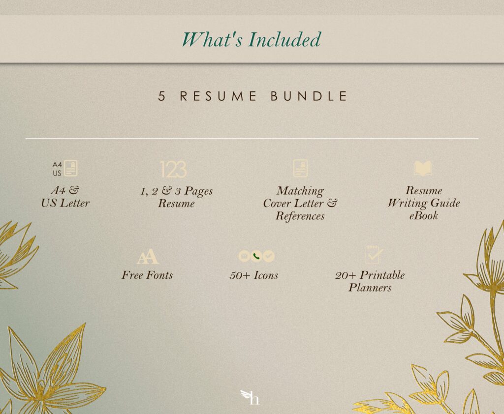 Nurse Resume/CV Bundle - 10+ BONUSES – MasterBundles
