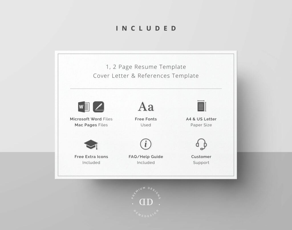 Resume Template Pack | Word, Pages – MasterBundles