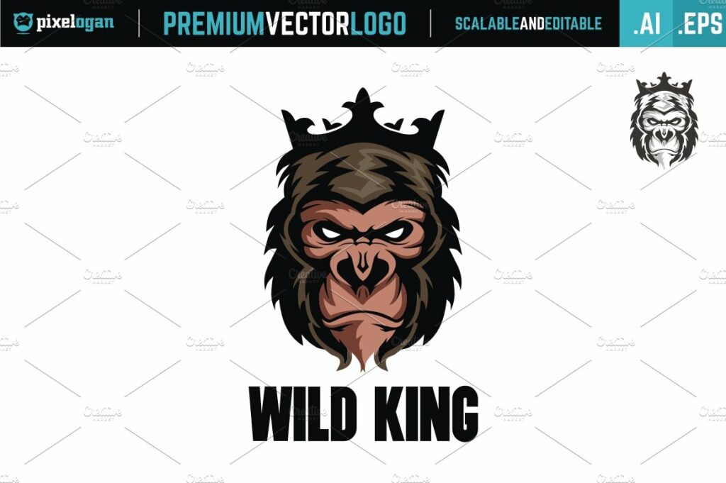 Wild King Logo – MasterBundles