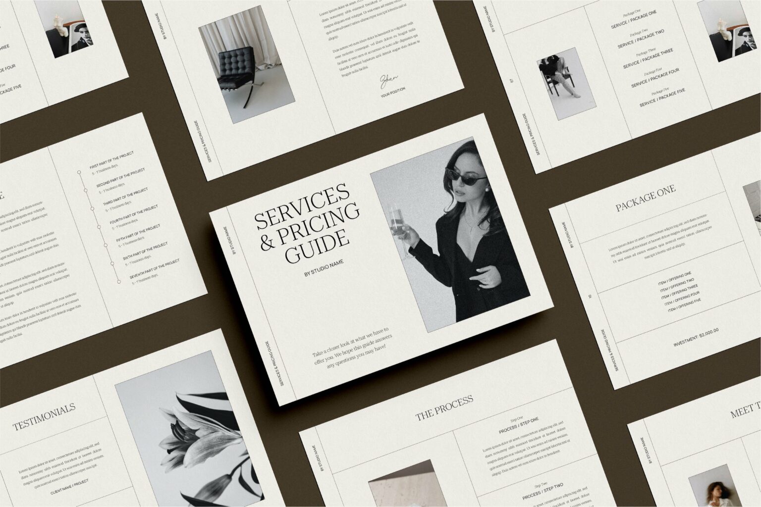 Services and Pricing Guide Template – MasterBundles