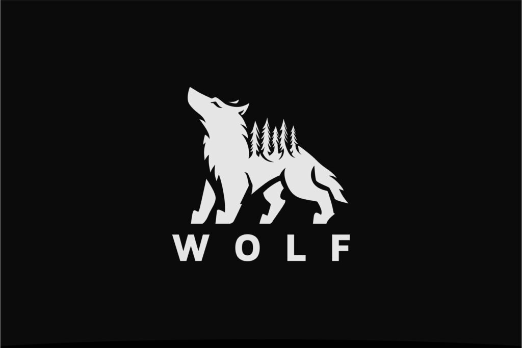 Wolf Forest Logo – MasterBundles
