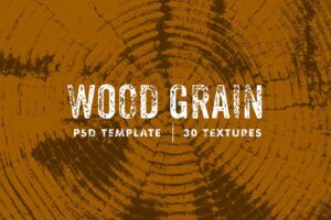 Wood Grain Photoshop Template – MasterBundles