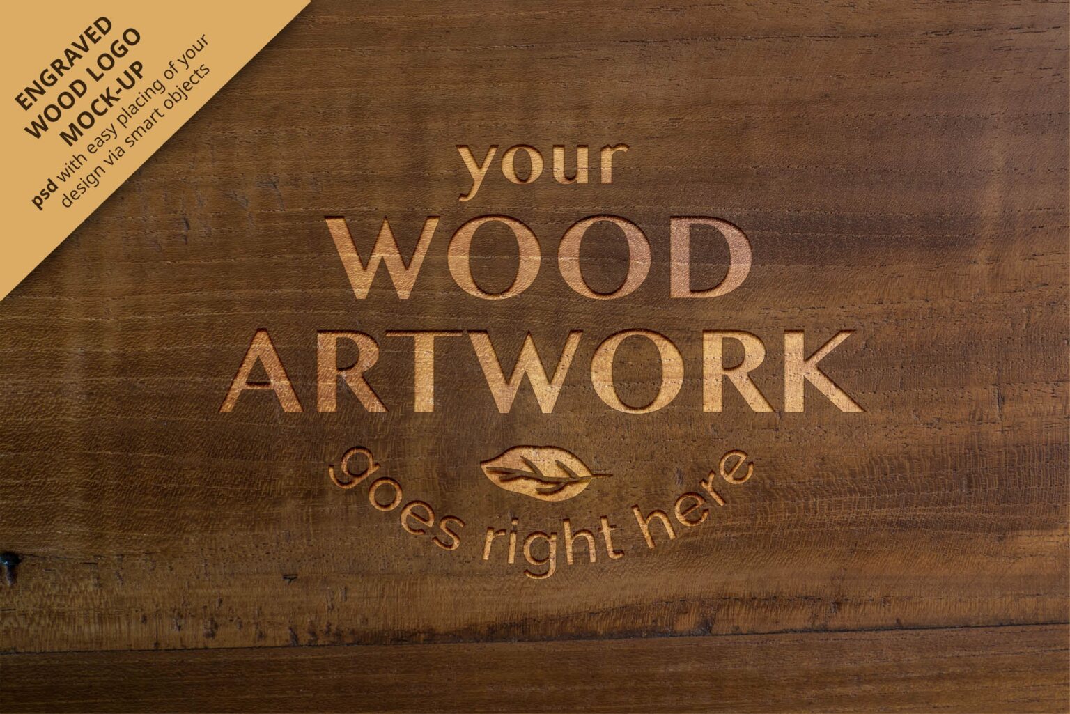 Engraved Wood Mock-ups & Textures – MasterBundles
