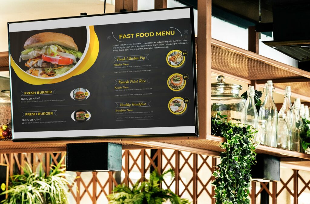 Digital Menu Design Templates – MasterBundles
