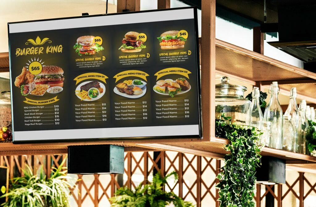 Digital Food Menu Design Template – MasterBundles