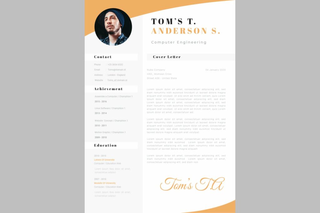 Computer Engineering CV Resume – MasterBundles