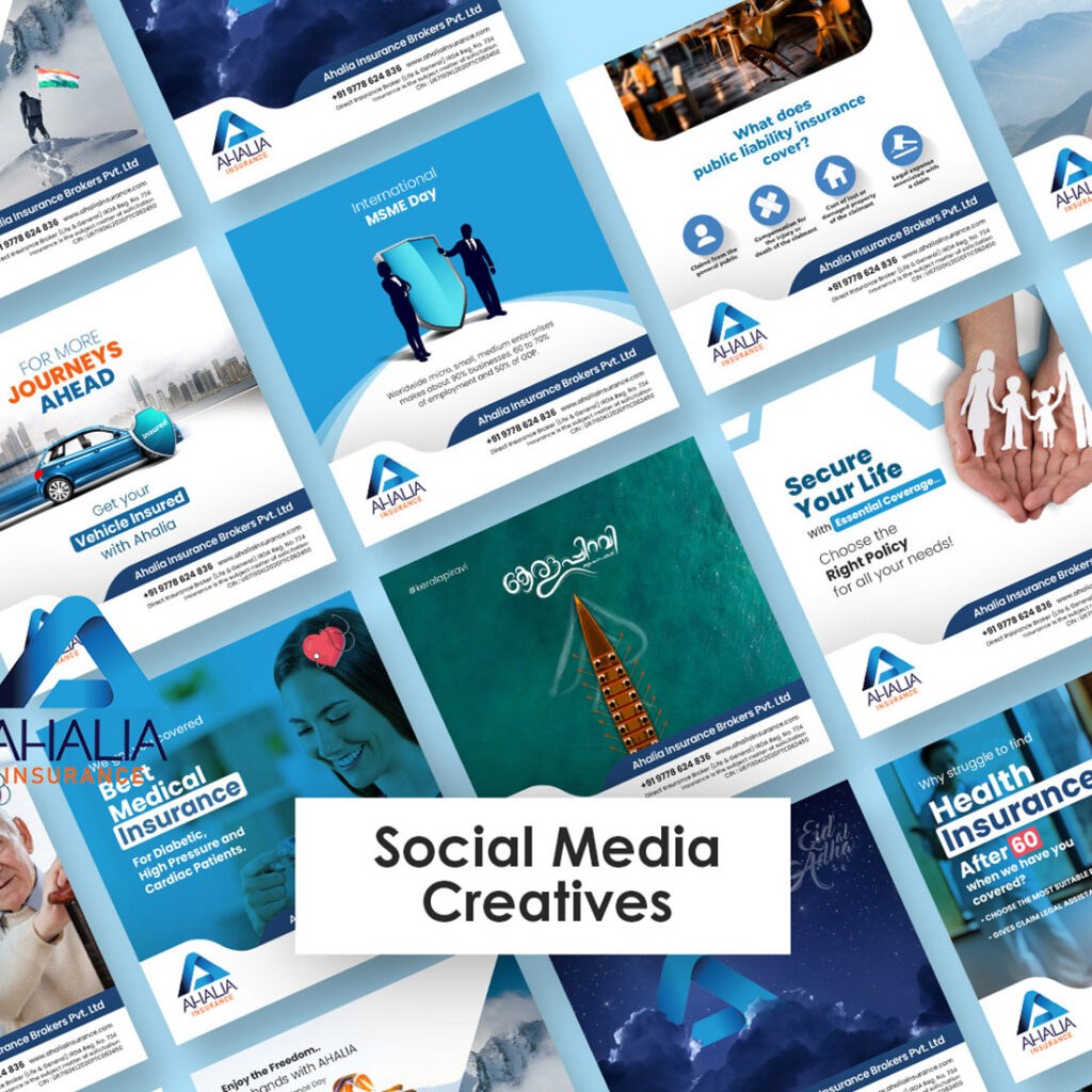 Social Media Creatives for Insurance Company | Social Media Posters ...