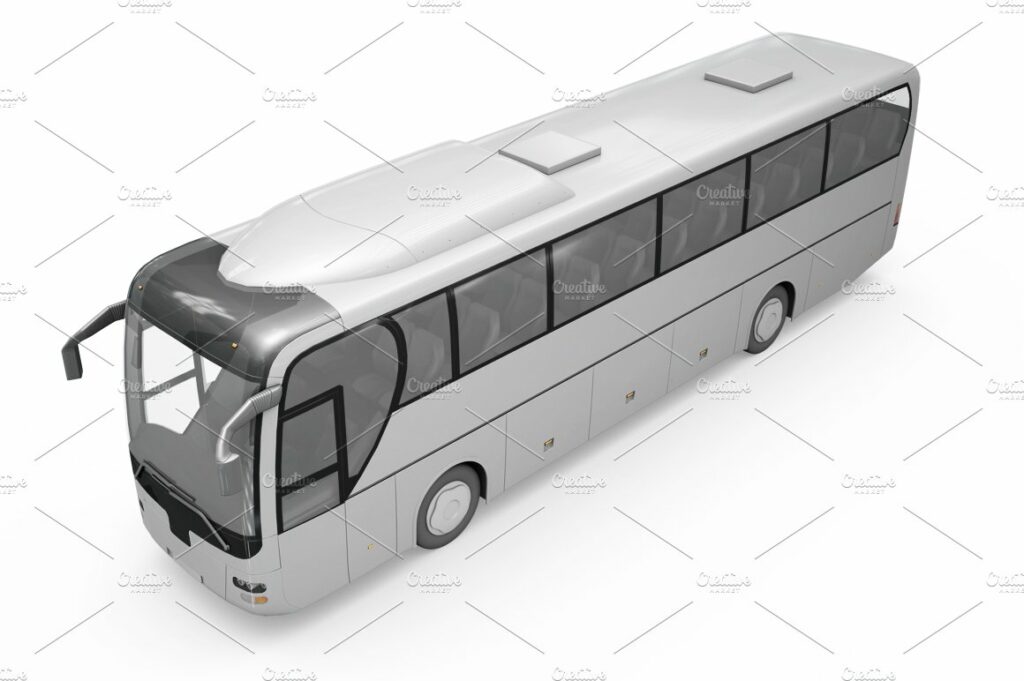 Bus Mockup – MasterBundles