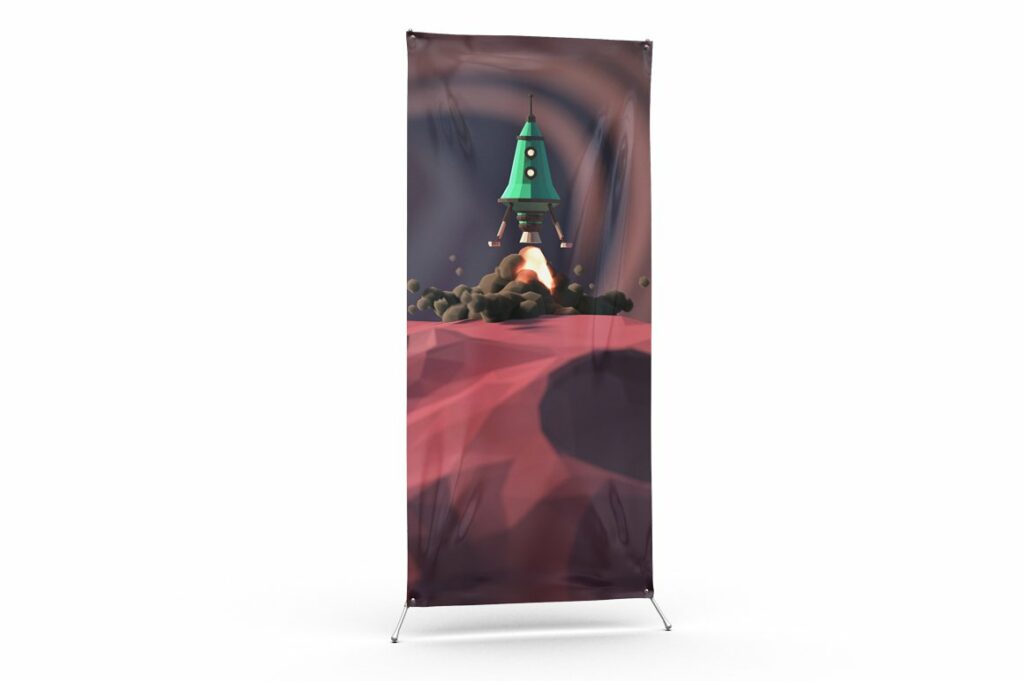 X-Banner MockUp – MasterBundles