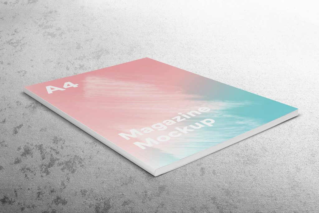 A4 Magazine Brochure Mockup (SALE) – MasterBundles