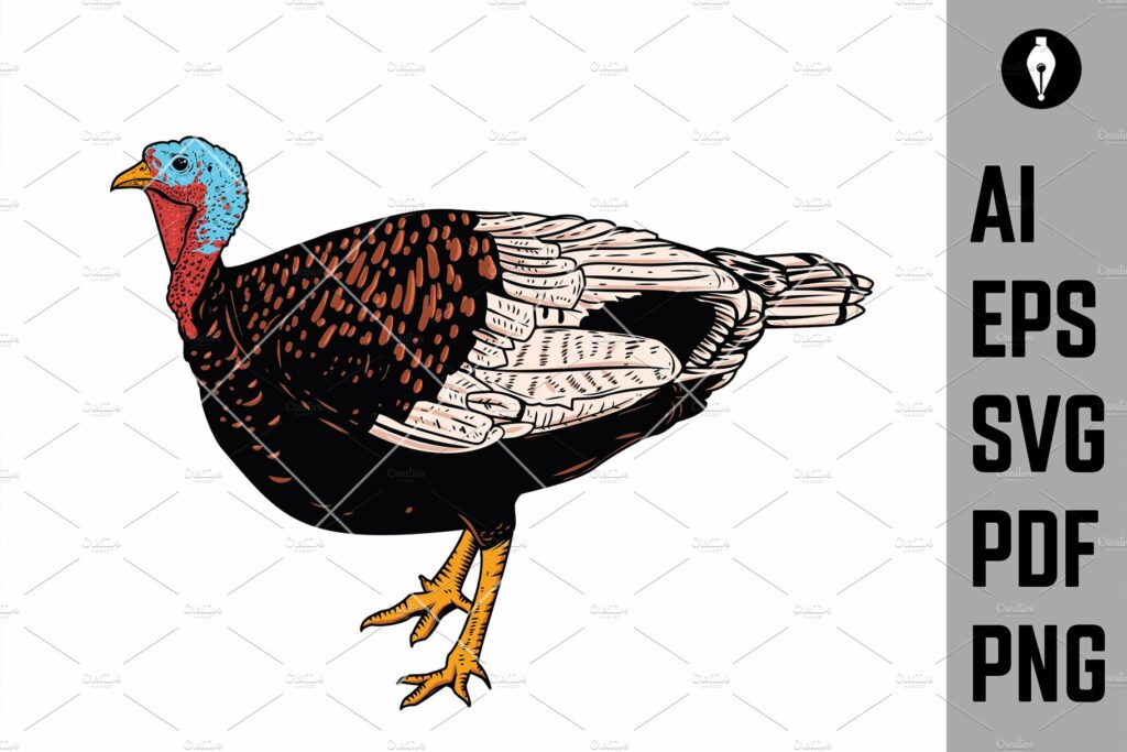 Wild Turkey SVG, Turkey SVG – MasterBundles
