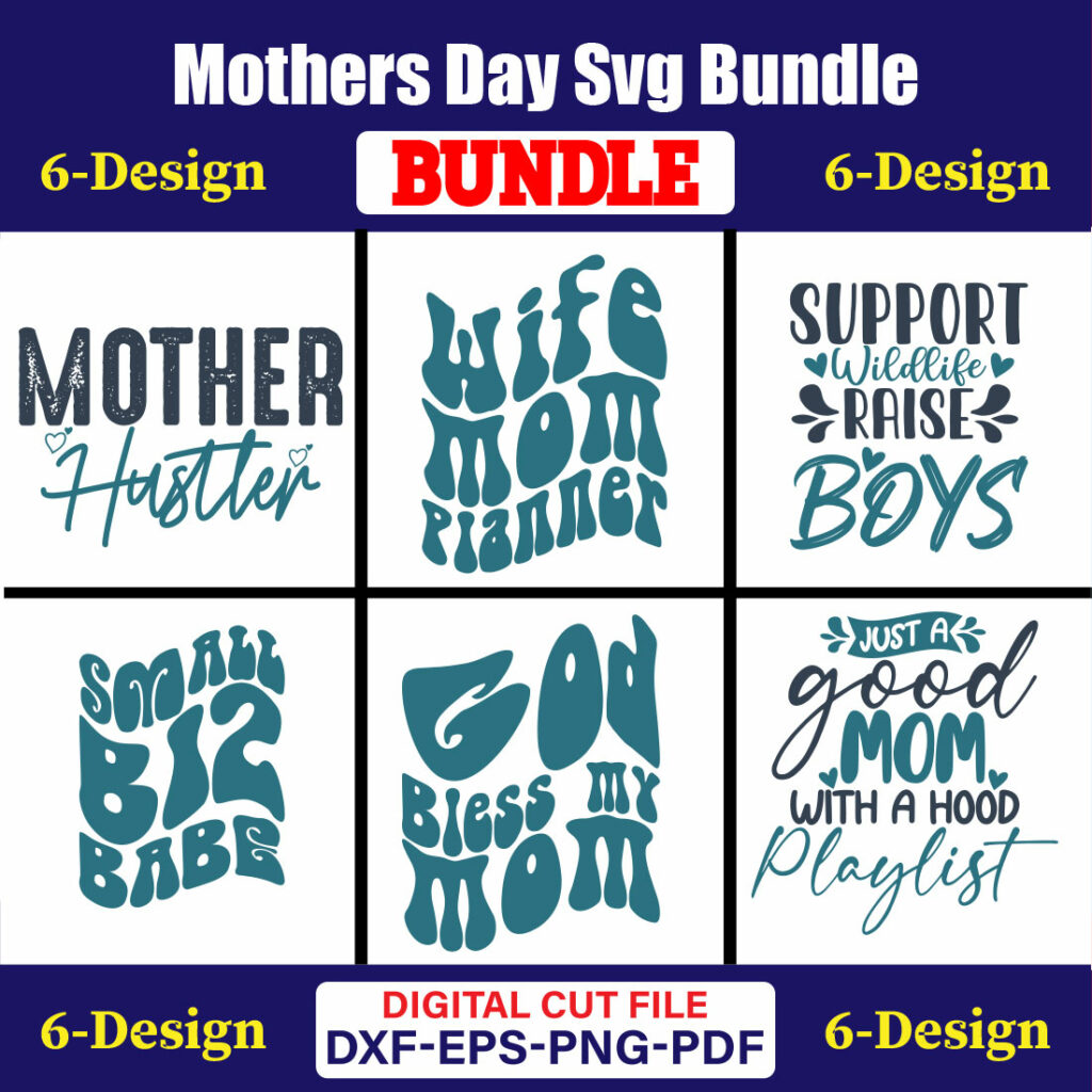 Mothers Day SVG Bundle, Mom life svg, Mama svg, Funny Mom Svg, Blessed ...