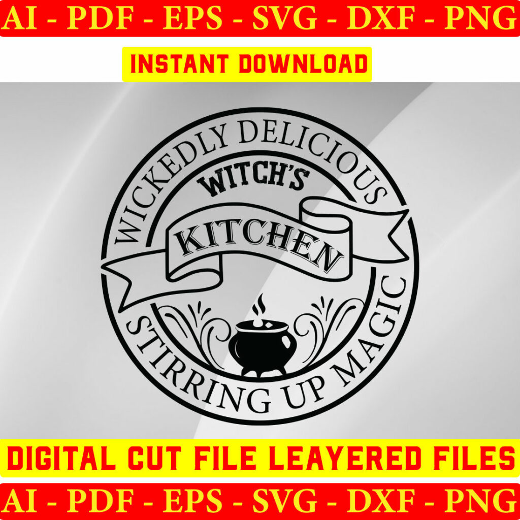 Wickedly Delicious Witchs Kitchen Stirring Up Magic - MasterBundles