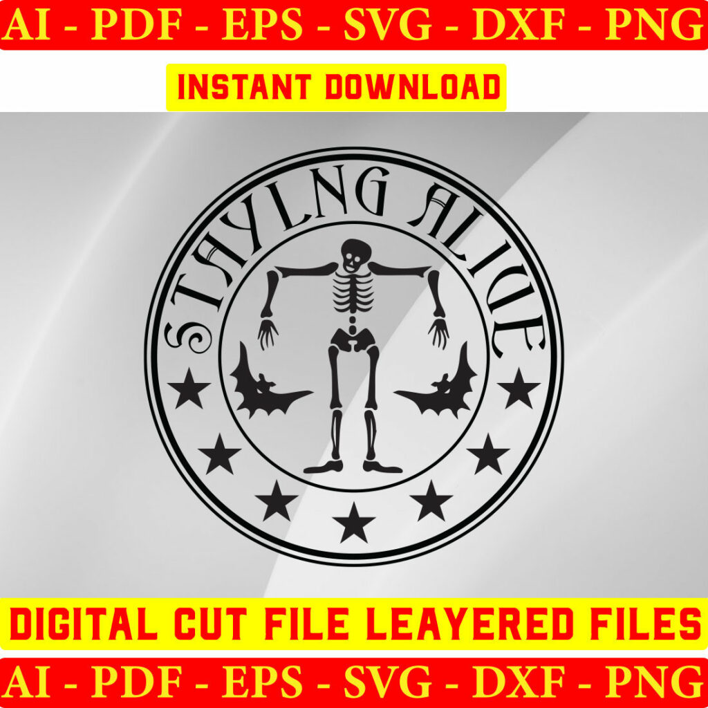 Staylng Aliue SVG Files - MasterBundles