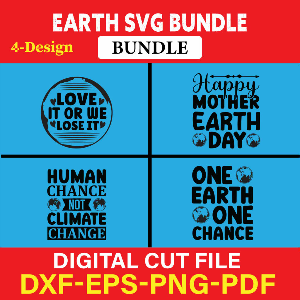 Earth T-shirt Design Bundle Vol-2 - MasterBundles