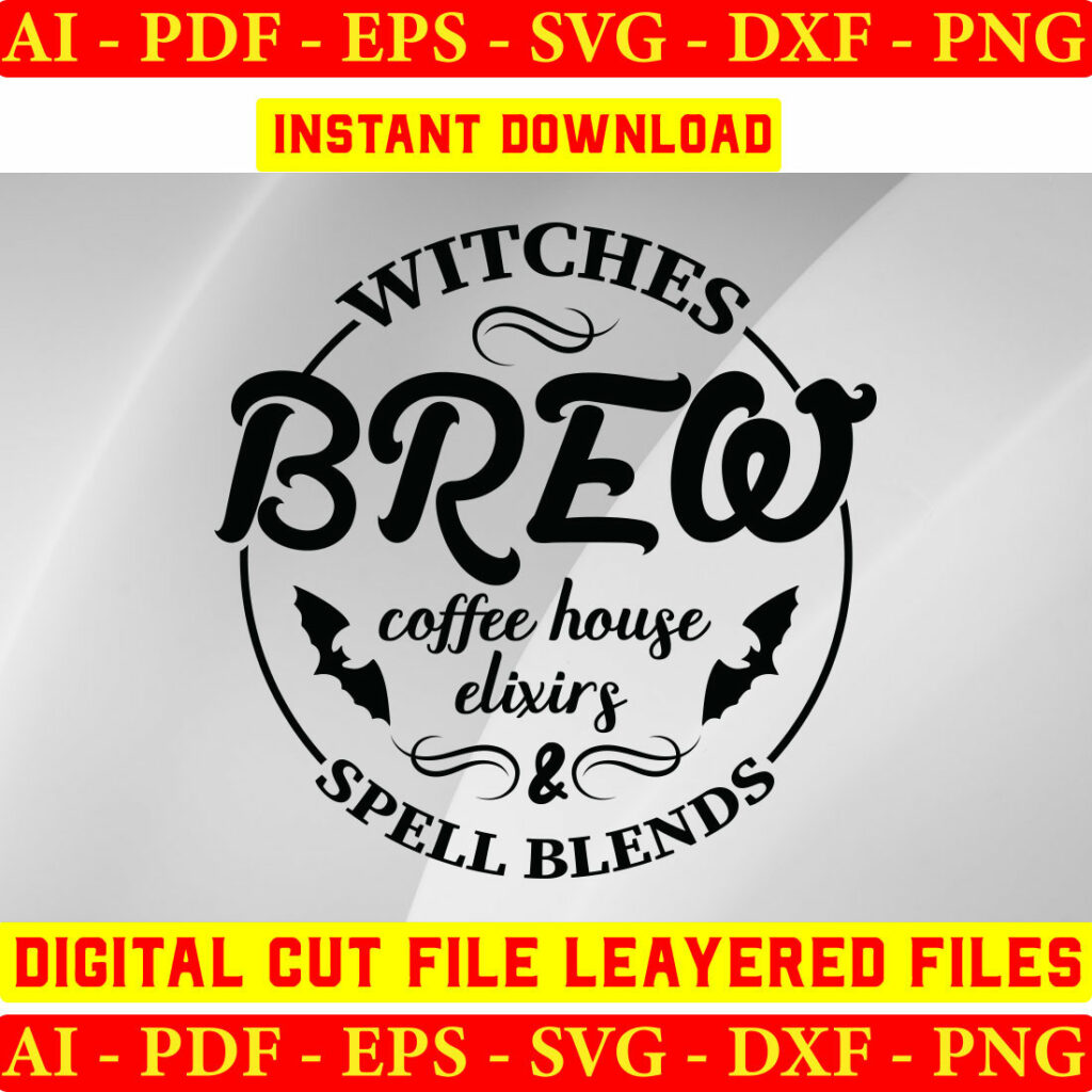 Witches Brew Coffee House Elixirs & Spell Blends - MasterBundles