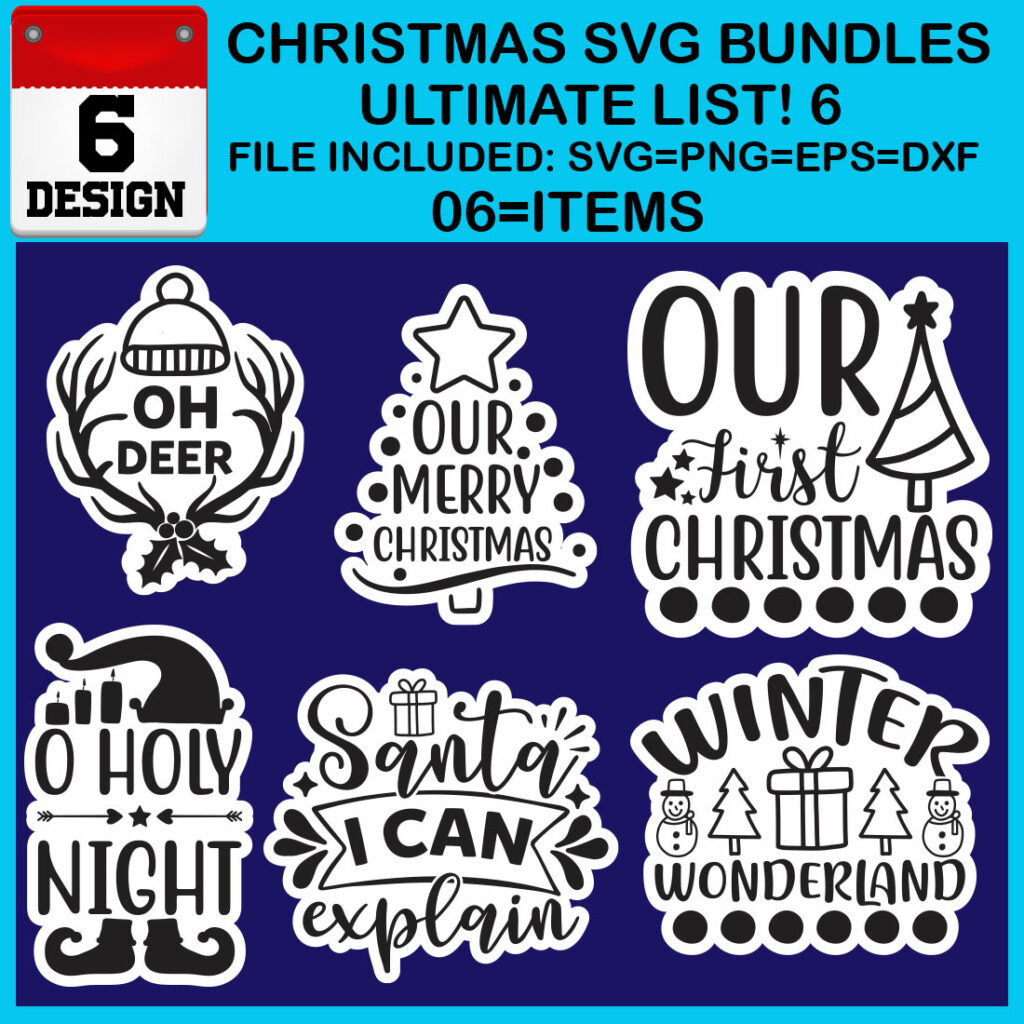 Ultimate List! 6 Christmas SVG Free Bundles - MasterBundles
