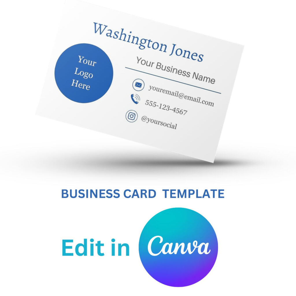 Business Card - MasterBundles, business card template, canva template, card