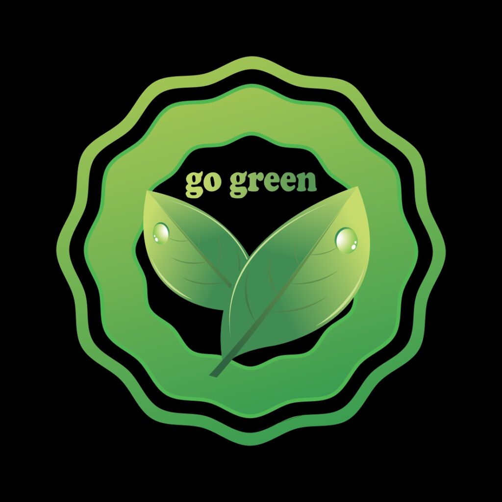 go green logo - MasterBundles