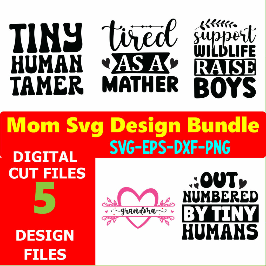 Mom SVG T-shirt Design Bundle Volume-04 - MasterBundles