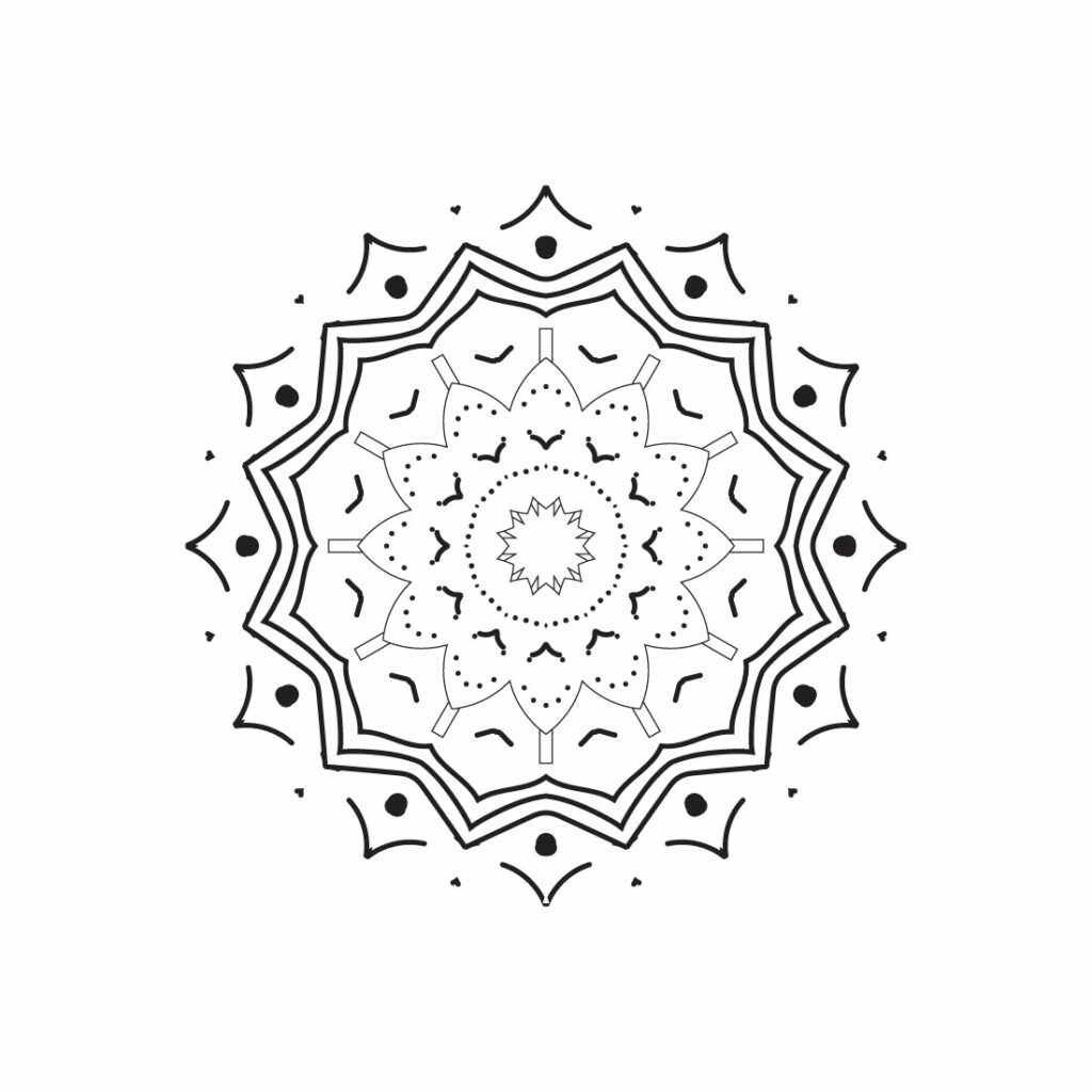 Modern Creative Mandala Design 02 - MasterBundles