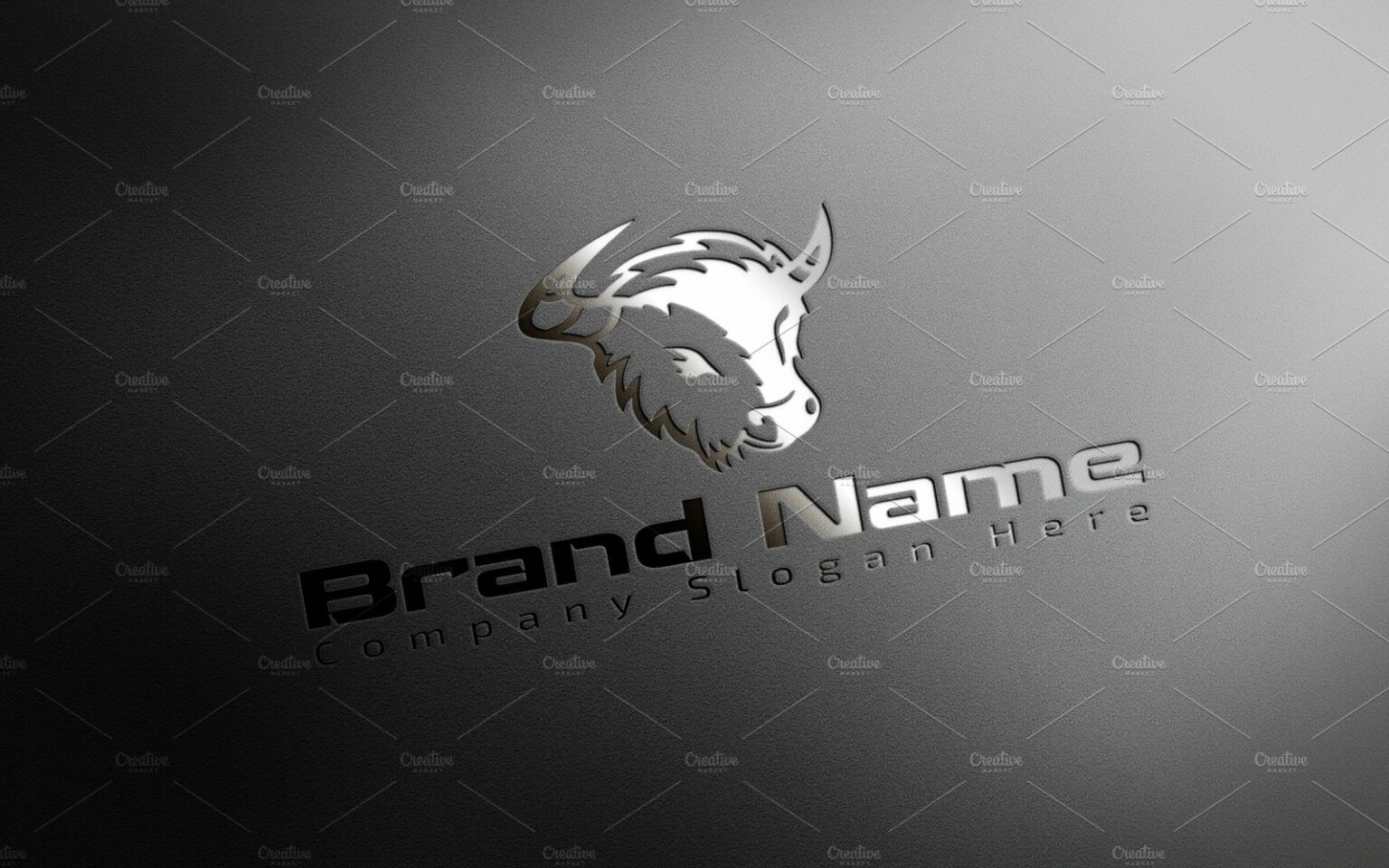 Buffalo Logo - Vector & Mock-Up – MasterBundles
