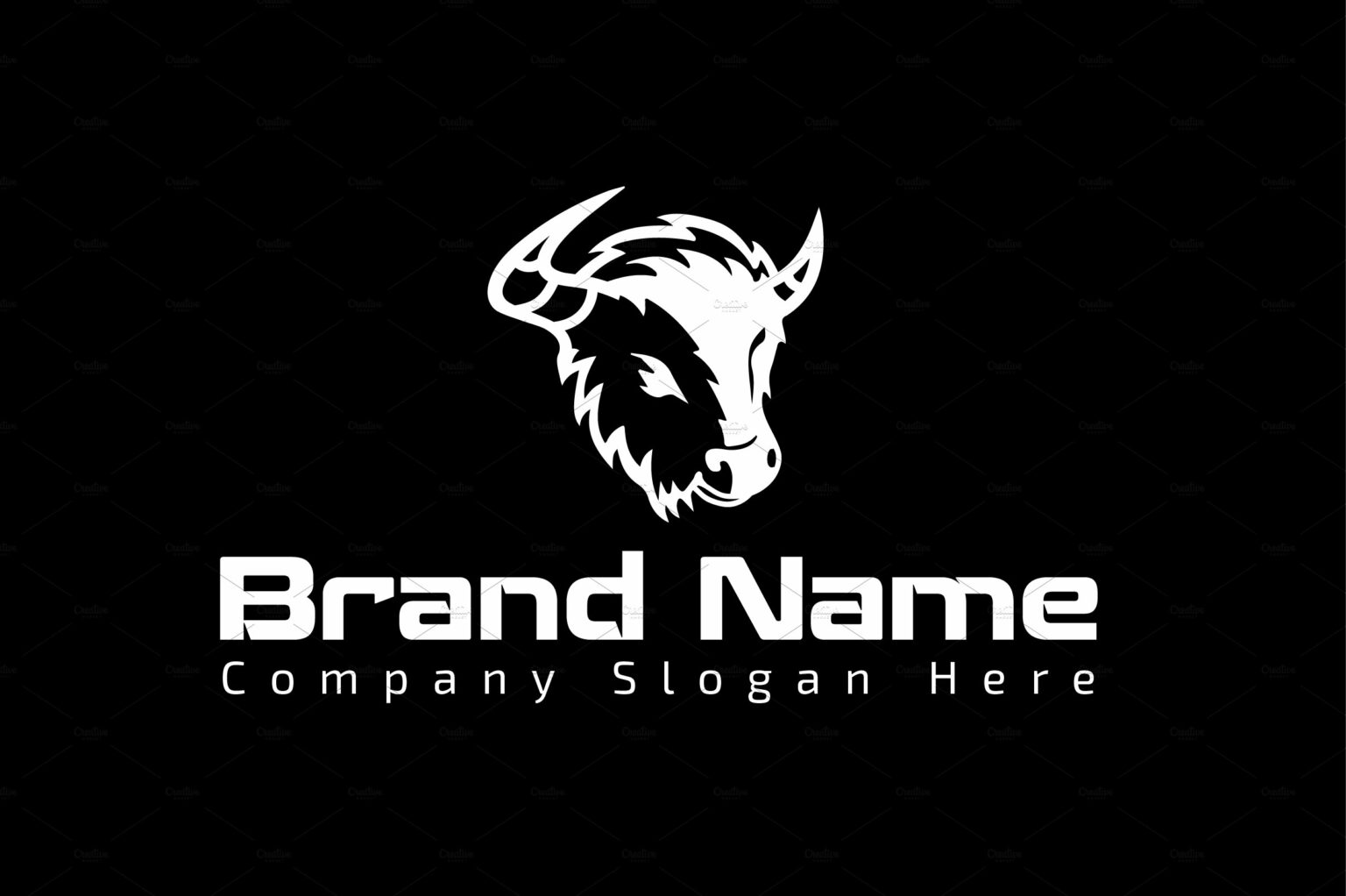 Buffalo Logo - Vector & Mock-Up – MasterBundles