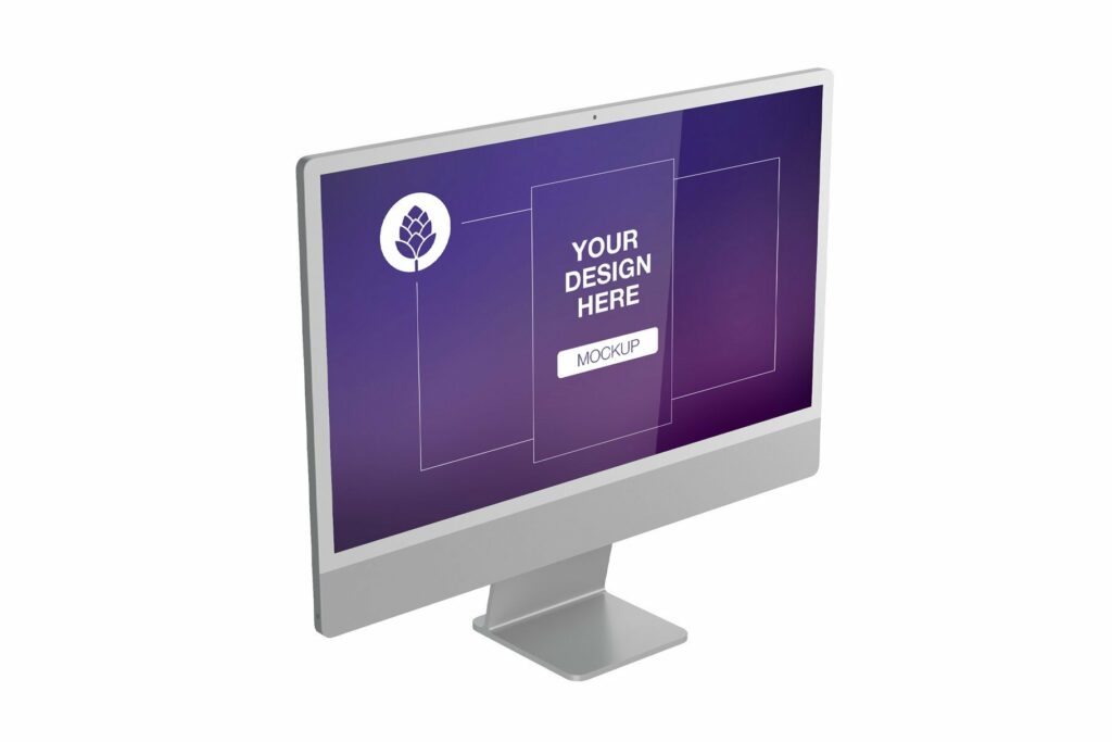 Desktop Computer Mockup – MasterBundles