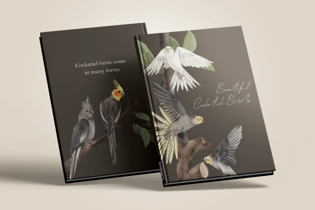 Cockatiel Birds Watercolor – MasterBundles