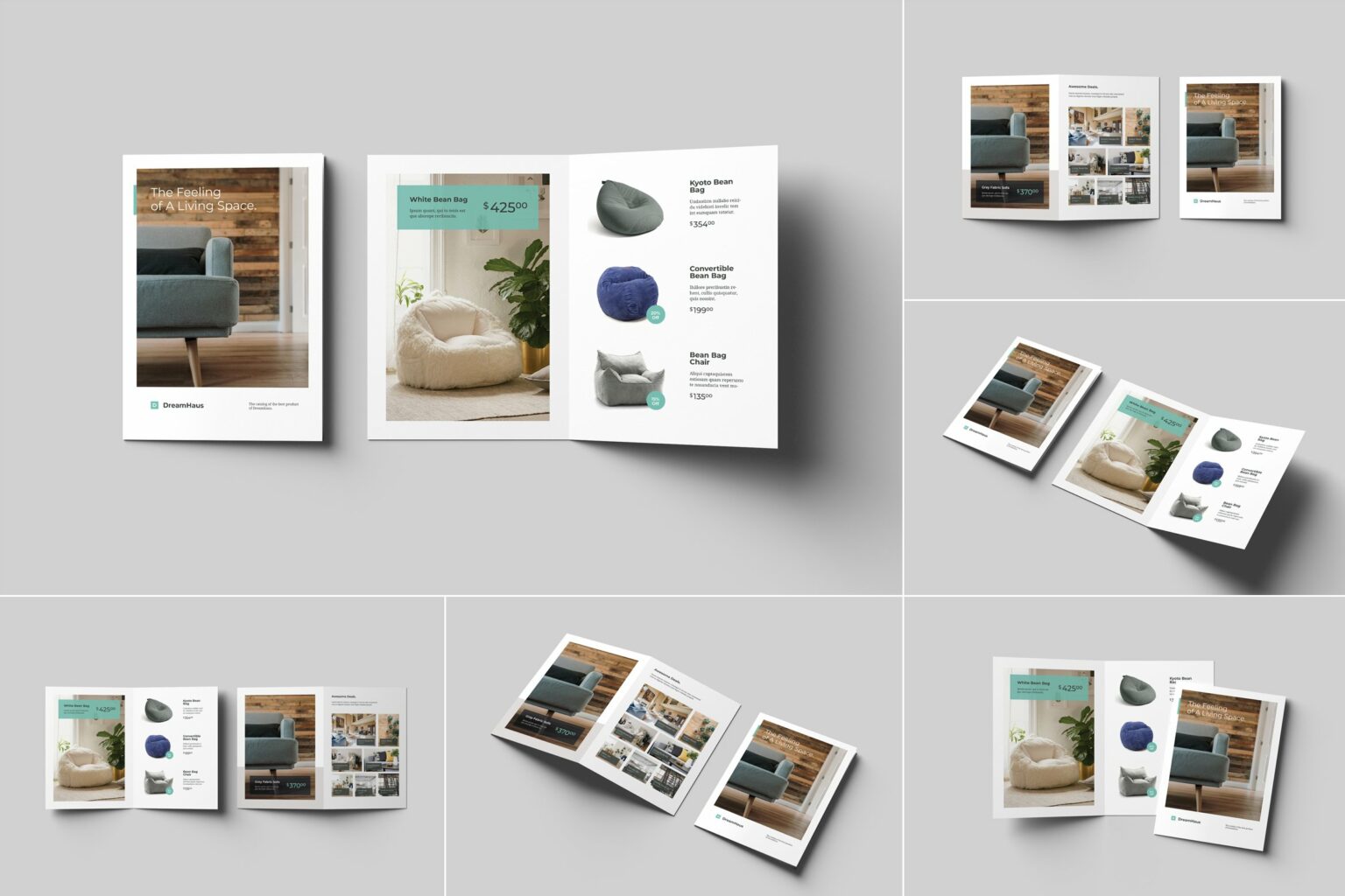 A4 Bifold Brochure Mockups – MasterBundles