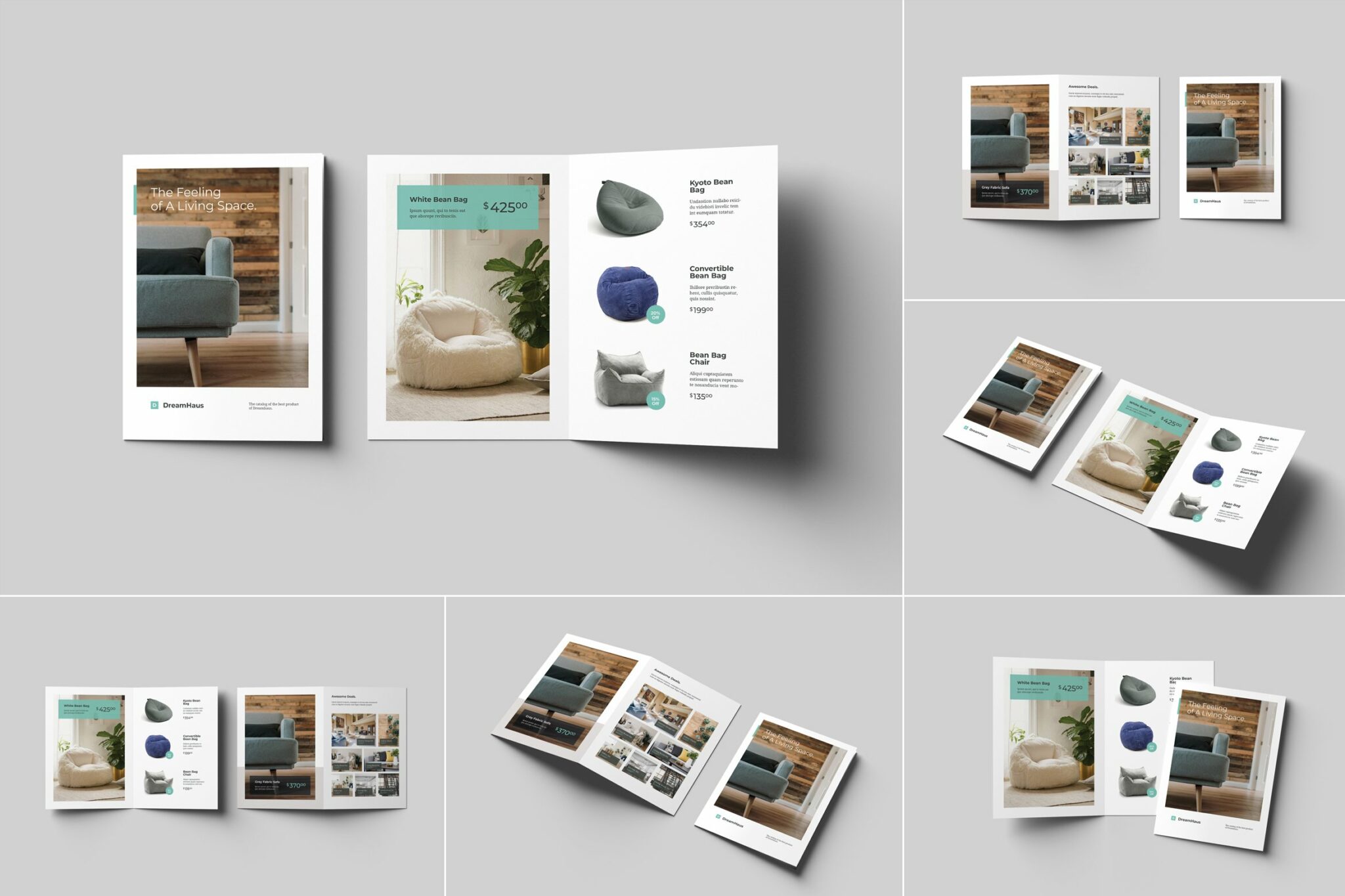 A4 Bifold Brochure Mockups – MasterBundles
