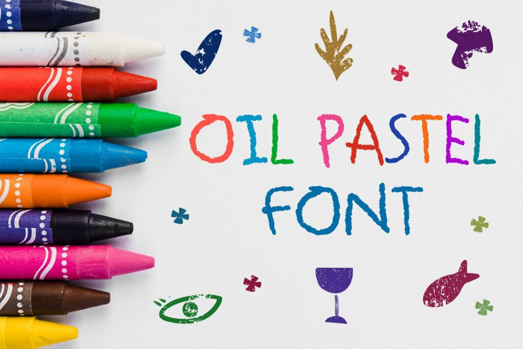 Oil Pastel Font – MasterBundles