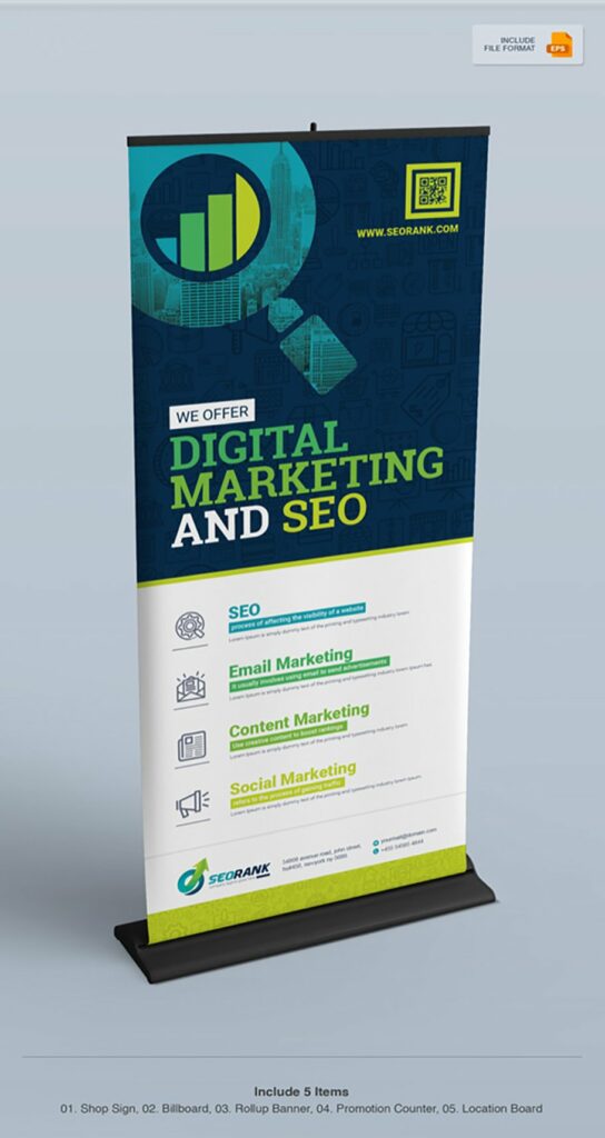 Signage : Billboard, Banner, Store – MasterBundles
