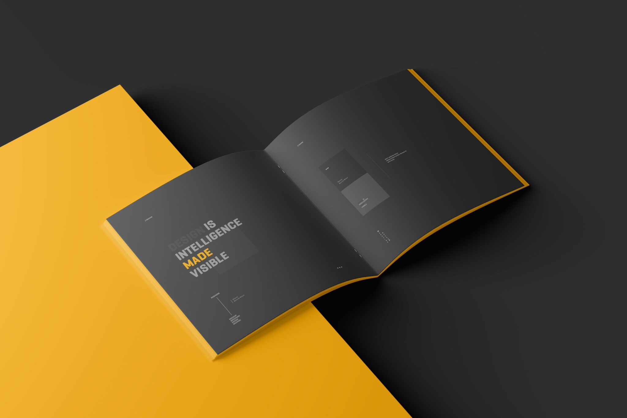 Square Magazine Brochure Mockup Set – MasterBundles