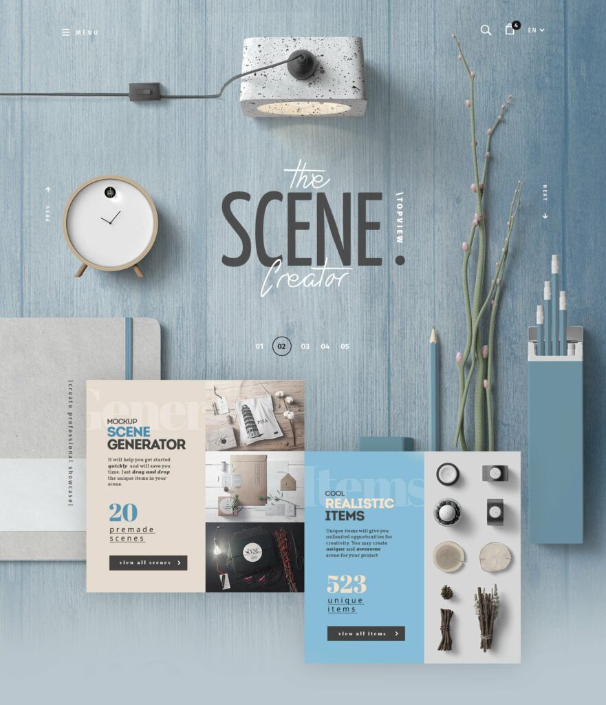 50%OFF The Scene Creator - Top view – MasterBundles