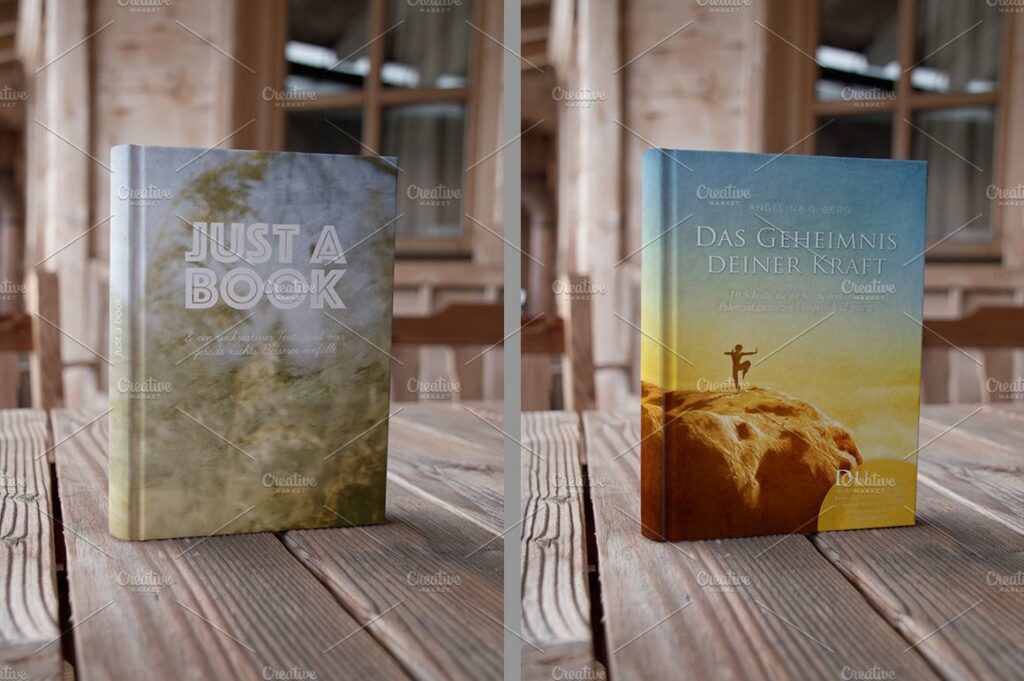 Authentic Book Mockups Vol. 01 – MasterBundles