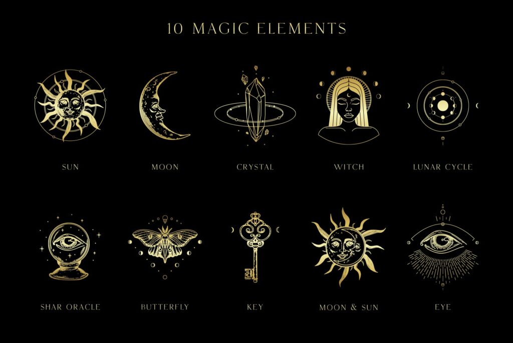 Magic Collection Set - Sun Moon Hand – MasterBundles