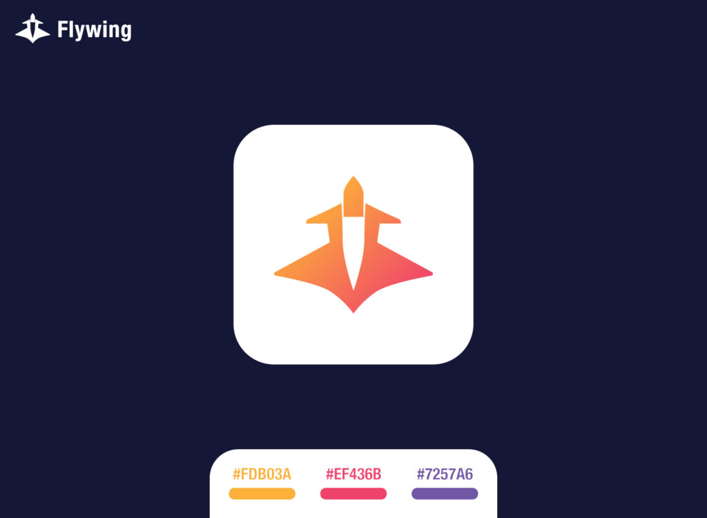 Airplane modern Logo Design, Flywing. - MasterBundles