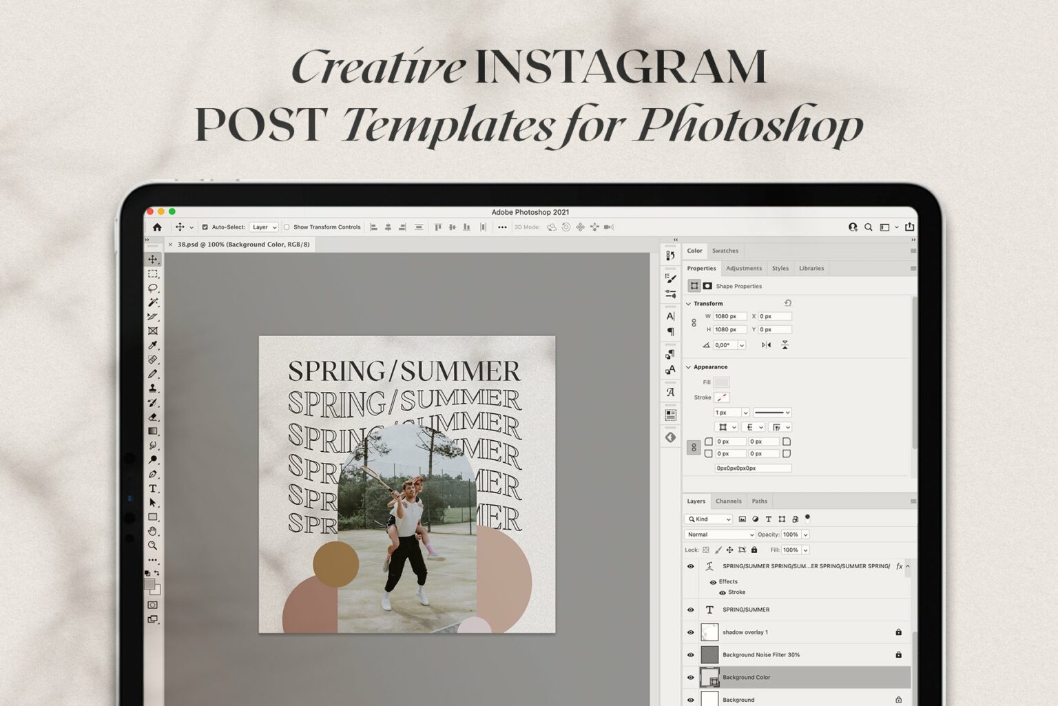Adele Chic Instagram Post Templates – MasterBundles