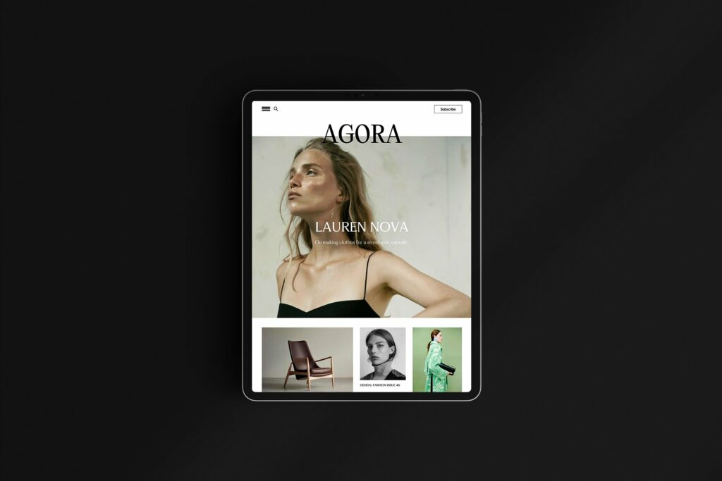 AGORA / Device Mockups – MasterBundles