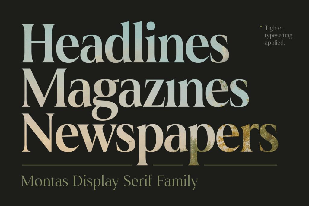 Montas - 7 Fonts – MasterBundles