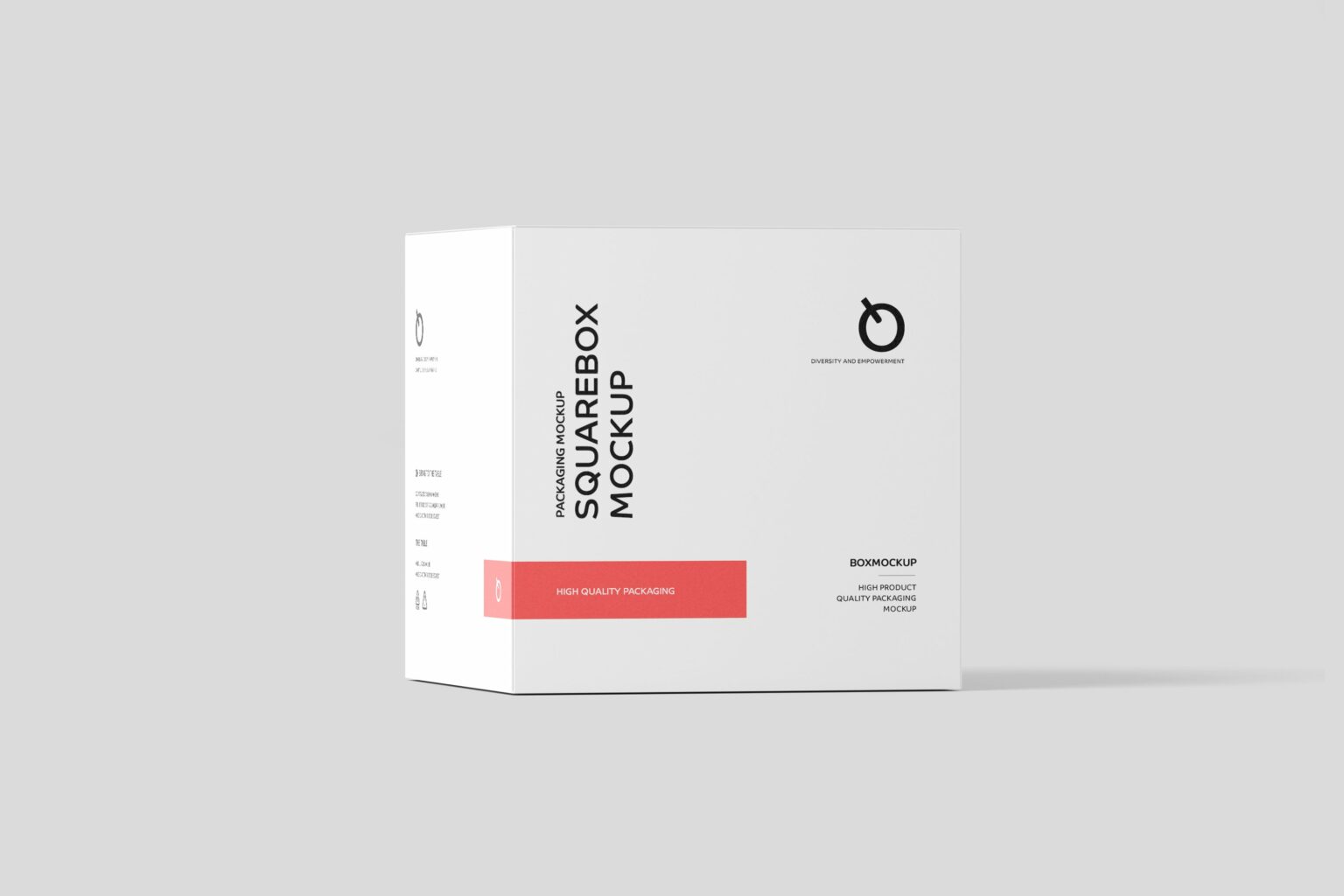 Square Box Mockup – MasterBundles