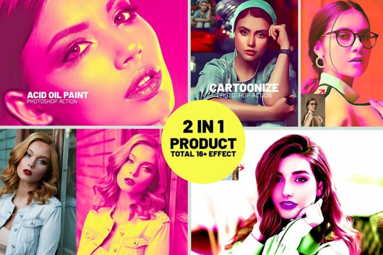 80% OFF 500+ Photoshop Action Bundle – MasterBundles